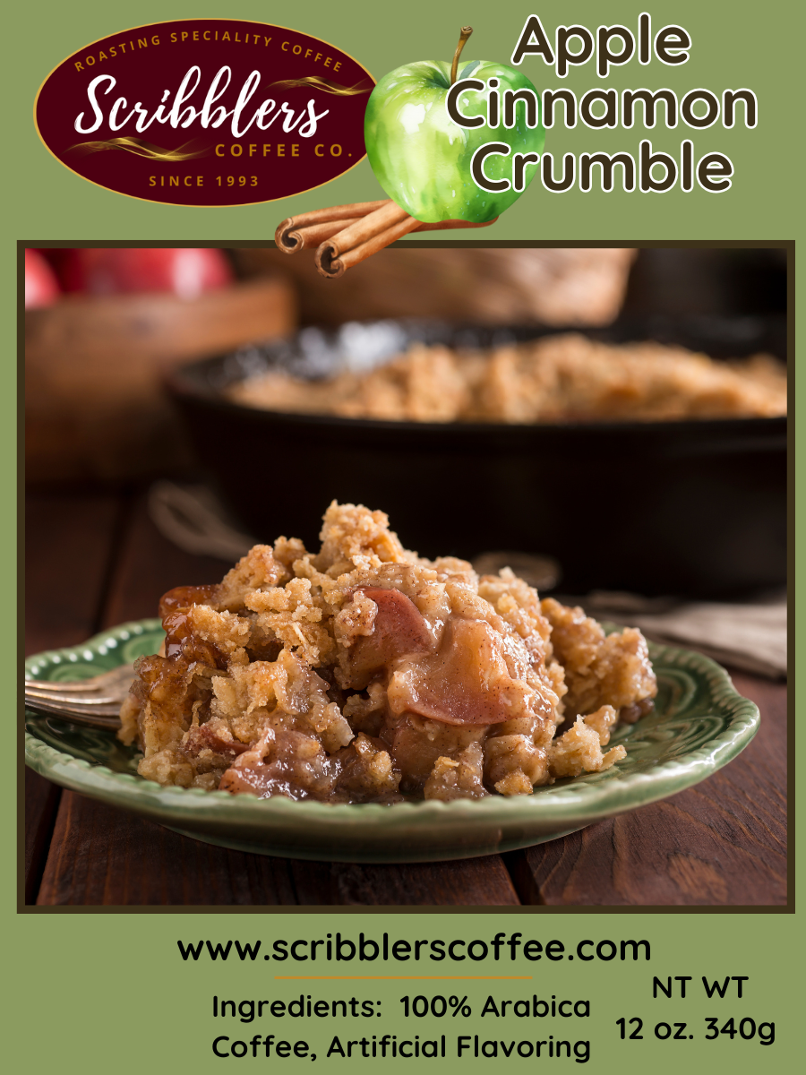 Apple Cinnamon Crumble – Scribblers Coffee Co.