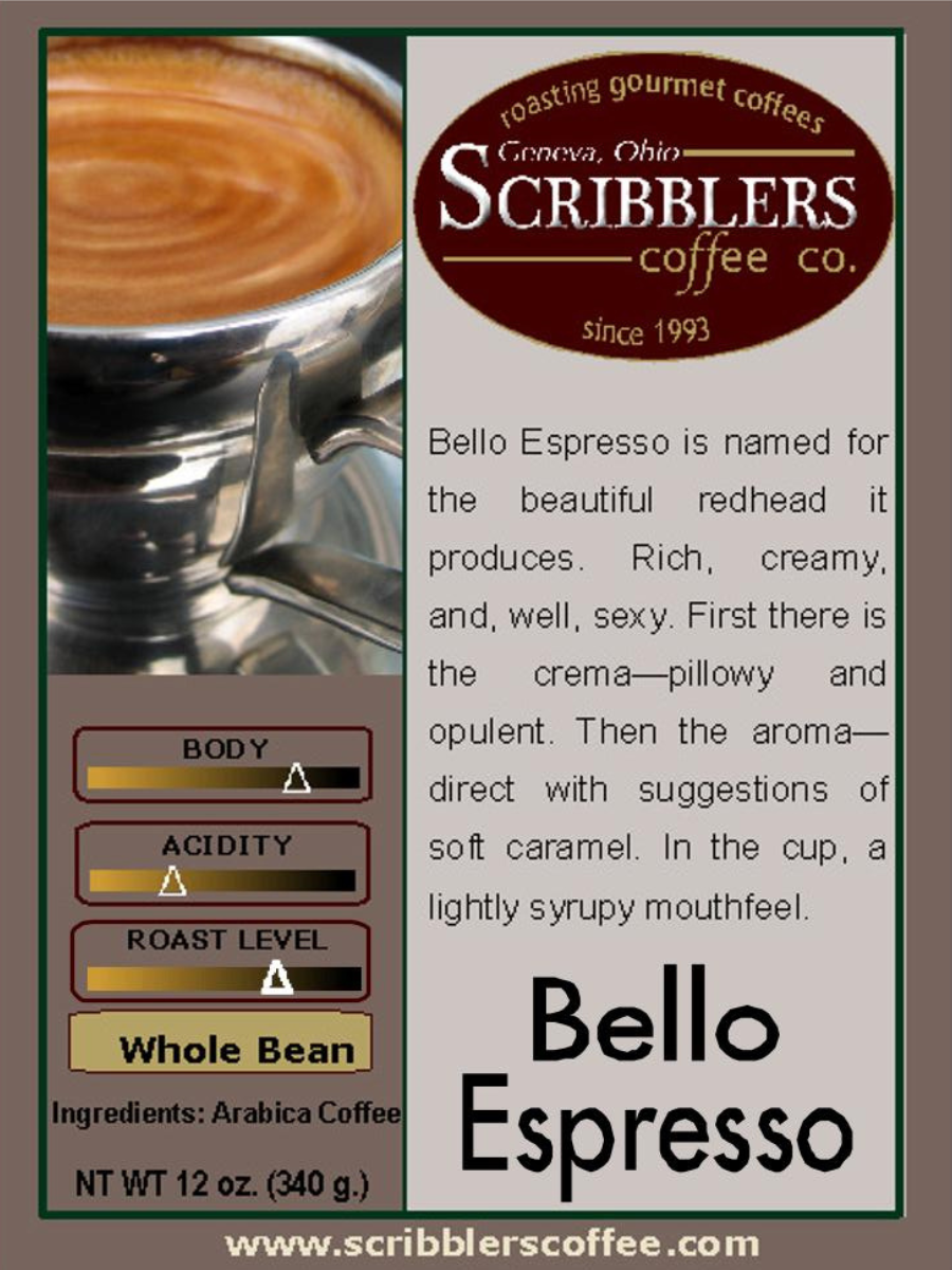 Bello Espresso – Scribblers Coffee Co.