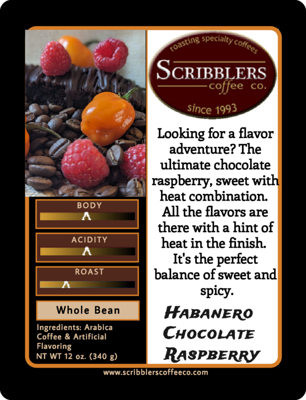 Habanero Chocolate Raspberry – Scribblers Coffee Co.