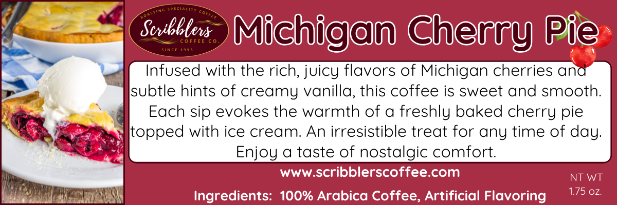 Michigan Cherry Pie – Scribblers Coffee Co.