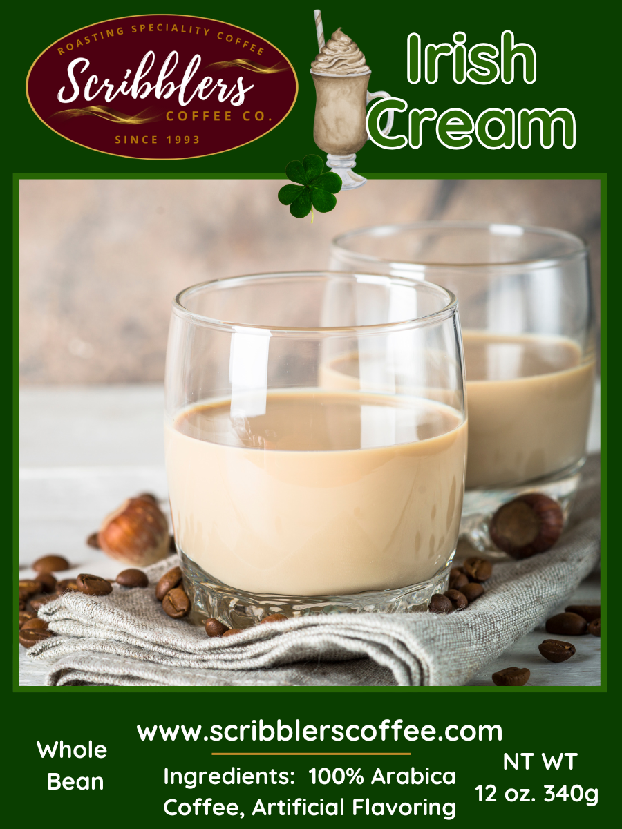 Irish Cream Fundraiser – Scribblers Coffee Co.